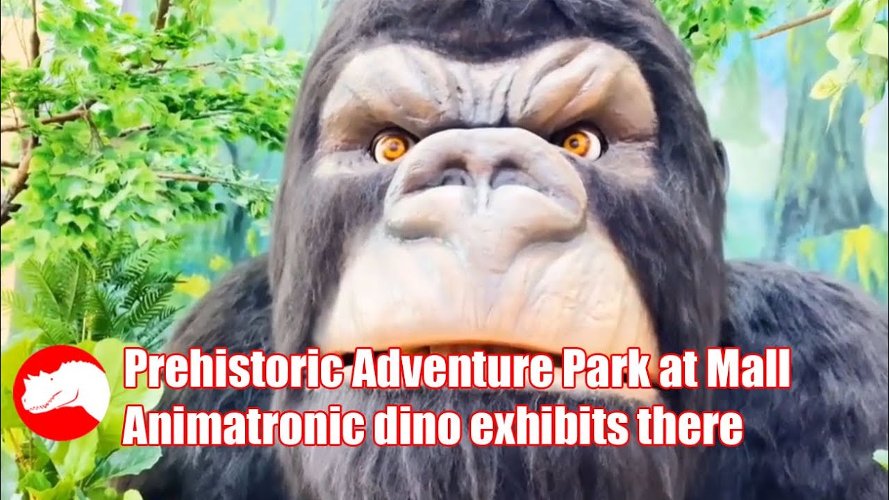 Prehistoric Adventure Park in Mall - Animatronic Dinosaur Exhibits ...