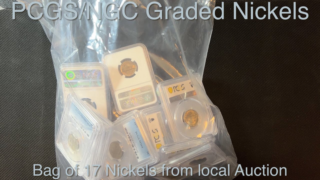 Bag of 17 graded Nickels from local auction - YouTube