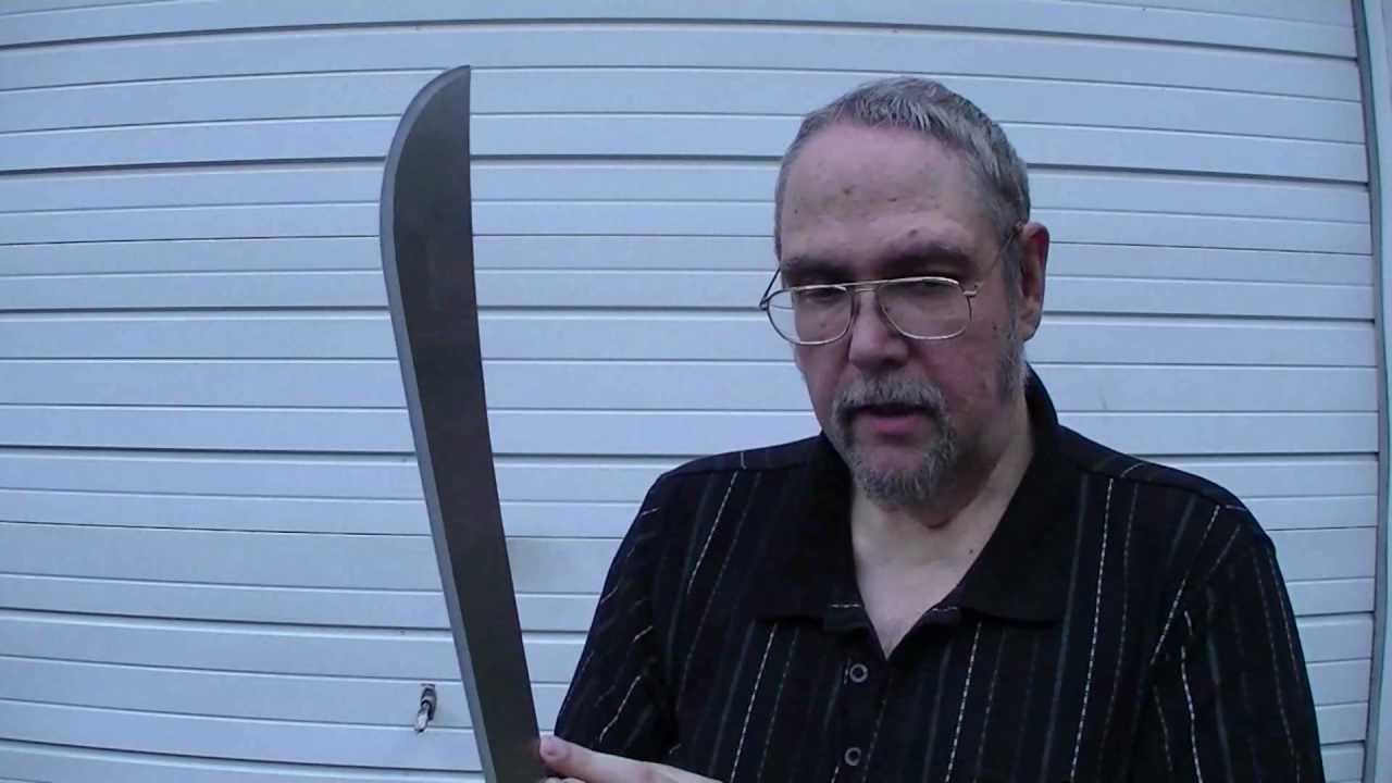 Harbor Freight machete and axe - YouTube