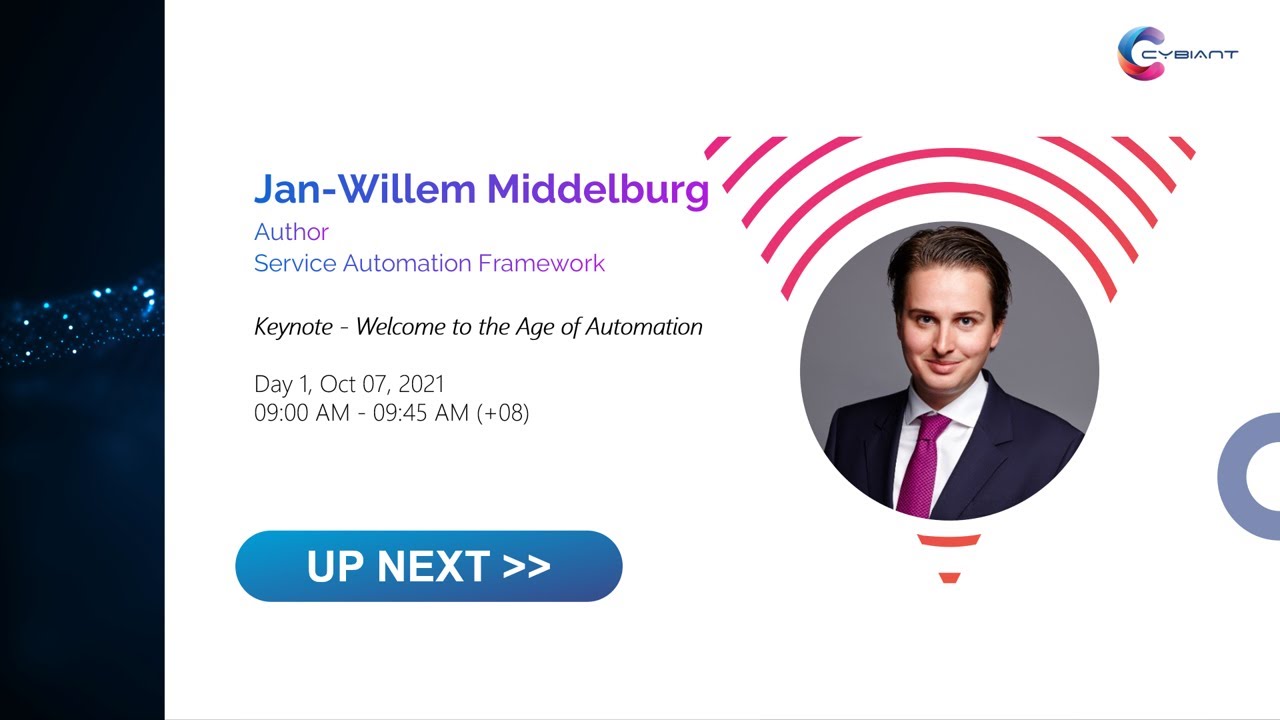 Day 1 - Keynote - Welcome to the Age of Automation by Jan Willem ...