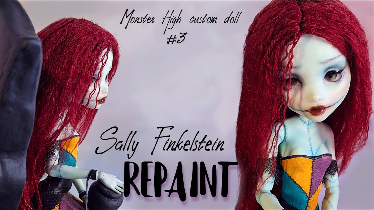 Sally Finkelstein 🖤 OOAK Monster High custom doll repaint / Nightmare ...