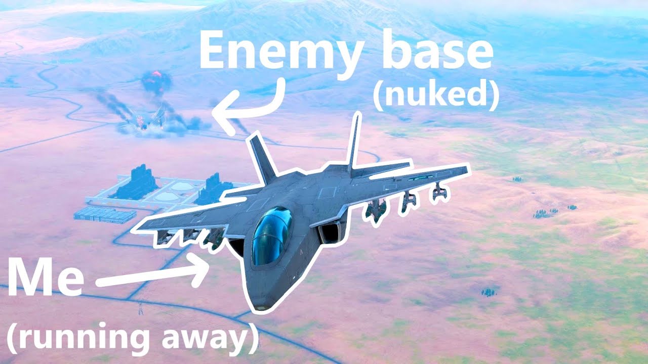 dodging missiles and dropping nukes! | Nuclear option gameplay and mini ...