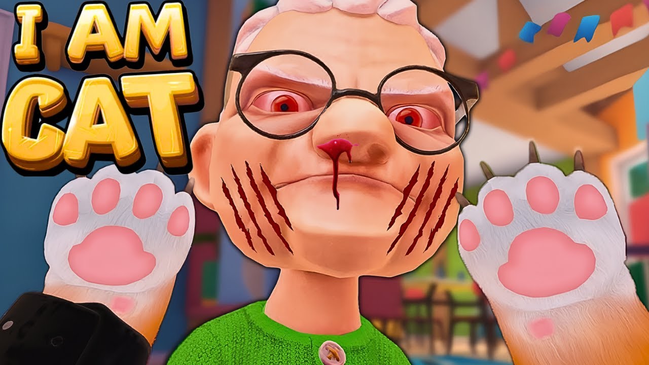 I AM CAT VR ROBOTUMU SEVİYORUM VE ANNEANNEMİ DÖVÜYORUM !! - YouTube