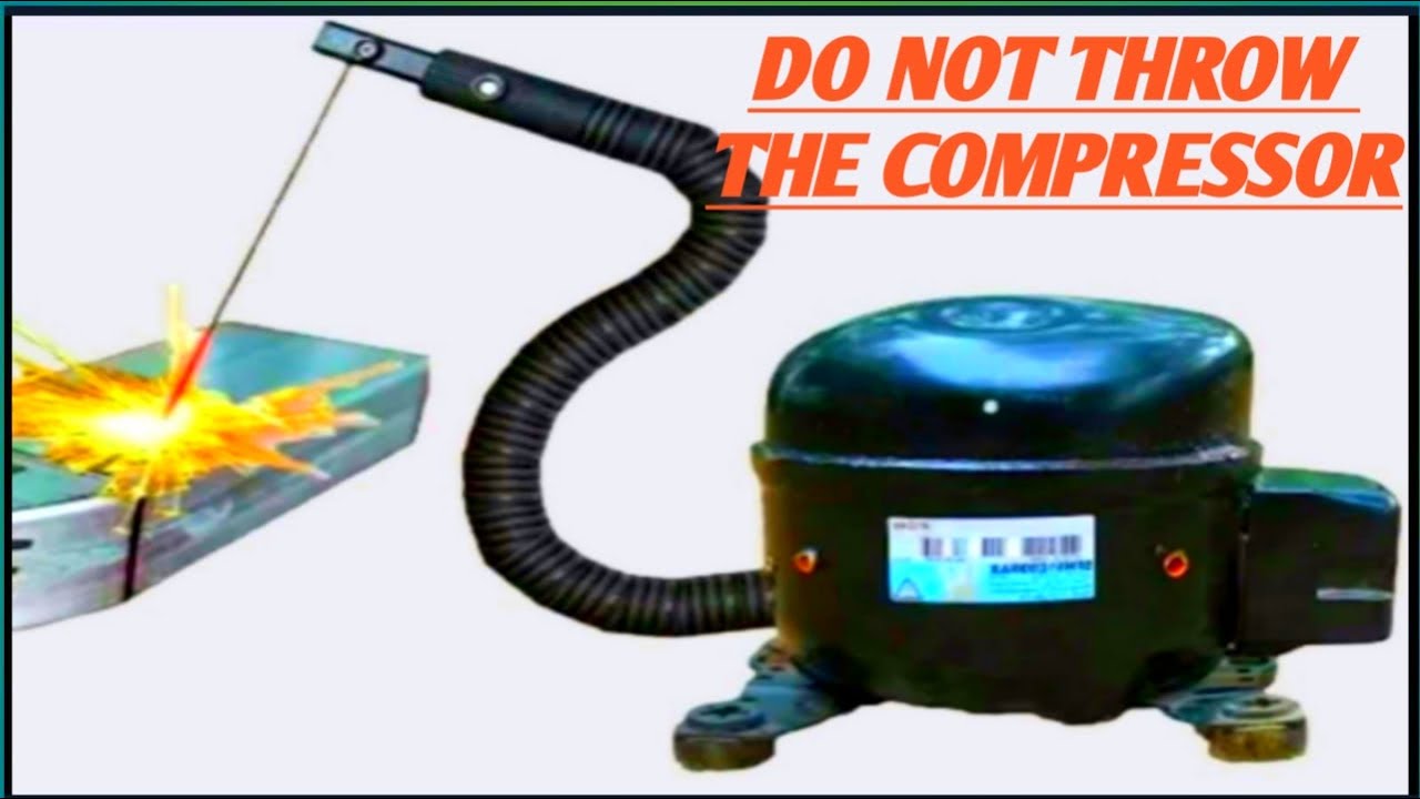 Turning a refrigerator motor into a welding machine - YouTube
