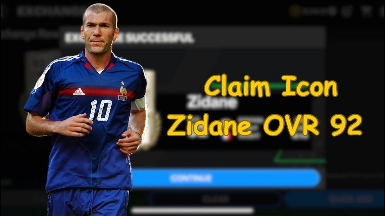 ដល់វេលាបើកយក Icon Zidane OVR 92 ក្នុងអេវិនរបស់ FC Mobile - YouTube