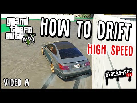 How To Drift At High Speed - NO MODS - Best Way (High Difficulty) - GTA 5 Online