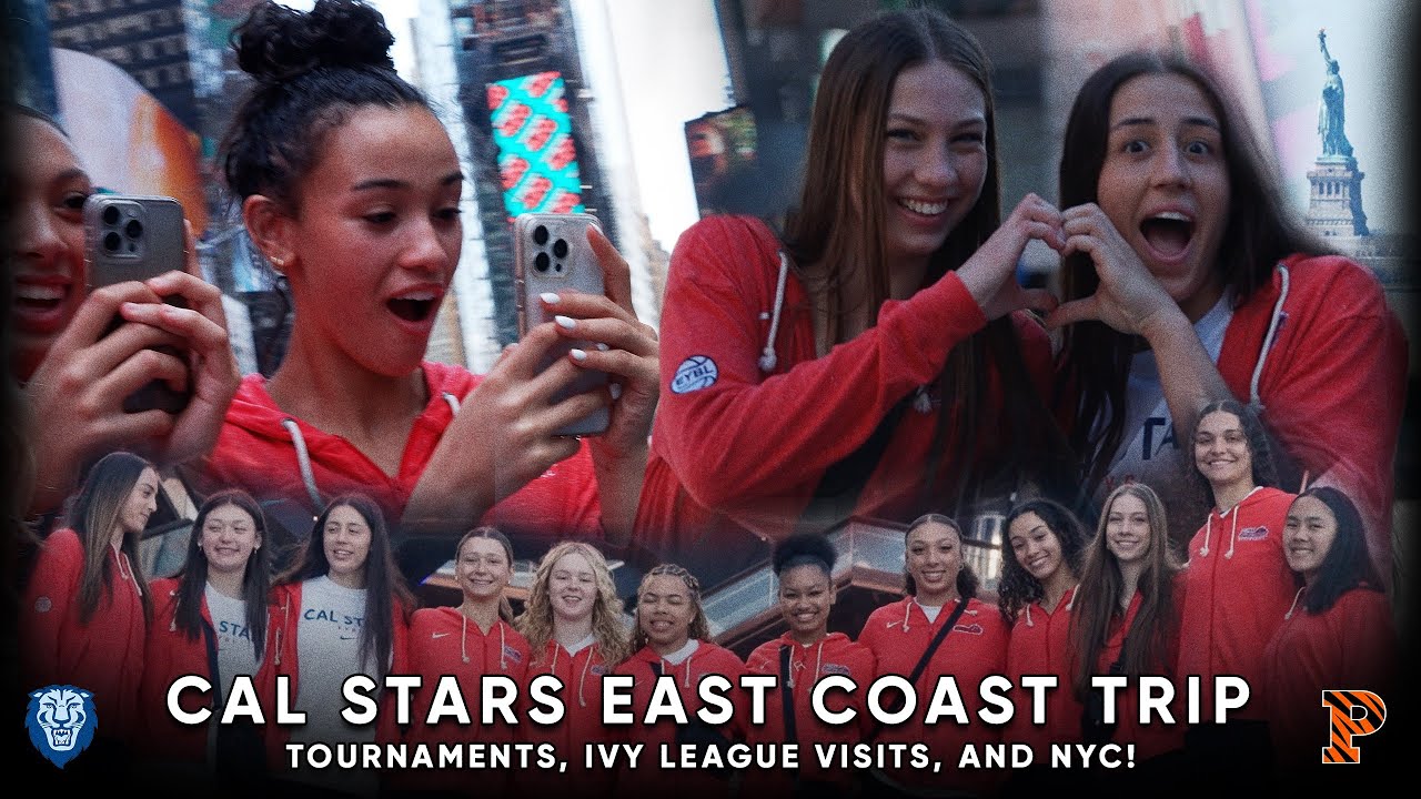 Cal Stars Take on the East Coast: Tournaments, Ivy League, & NYC! - YouTube