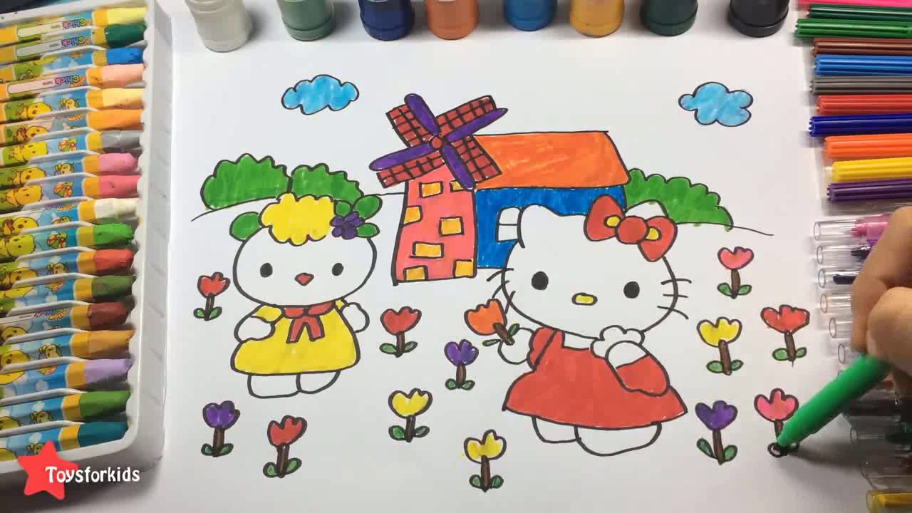 Educational Videos, Colors for Children to Learn With Kitty Cat How to ...