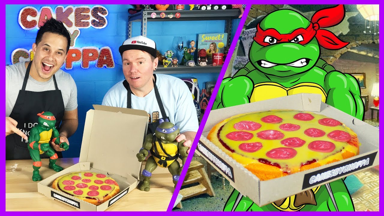 Ninja Turtle Pizza Cake