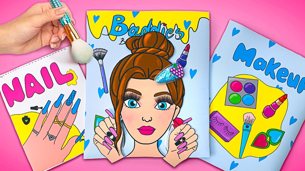 DIY Beauty Salon For Paper Dolls *Sparkle and Shine!* 👩🏻 🎀 Crafts by ...