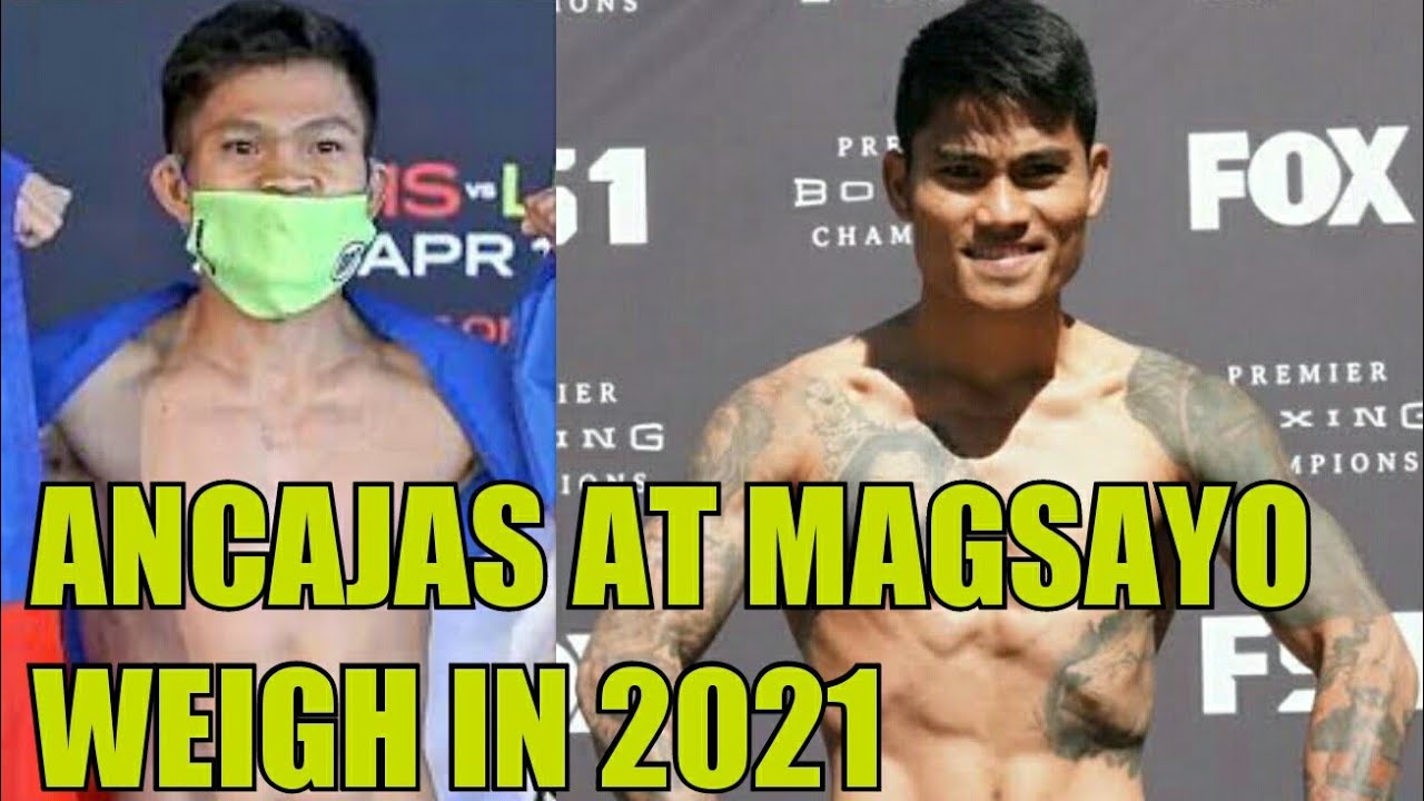 Jerwin Ancajas at Mark Magnifo sumabak na sa WEIGH IN - YouTube
