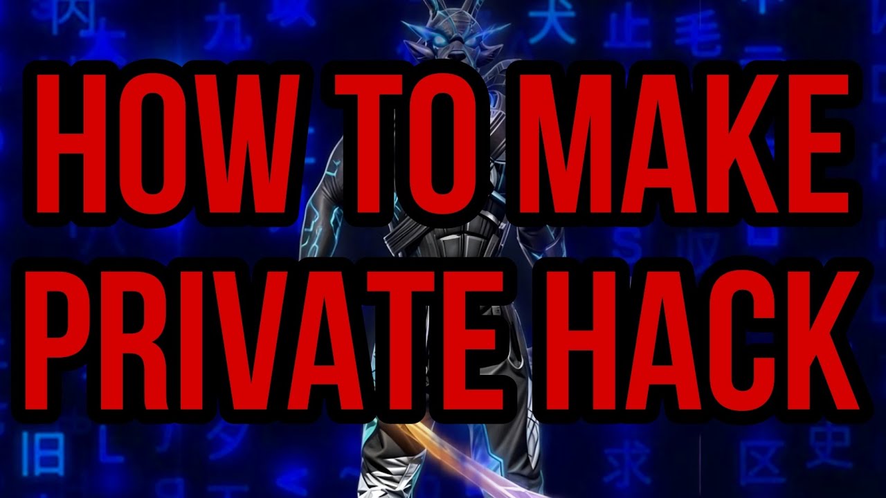 HOW TO MAKE PRIVATE HACK 100% MAIN ID KE LIYE HACK KASE BNAYE ️‍🩹 ️‍🩹 ️ ...