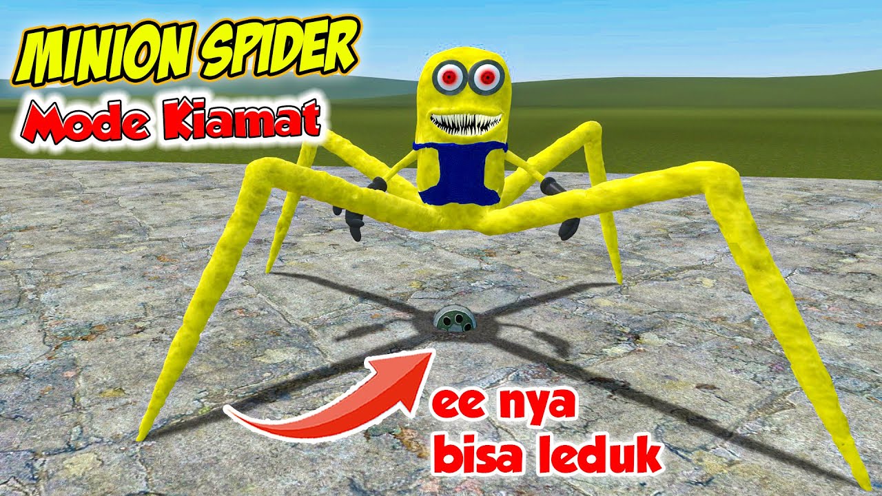 BANG CUPU AJAK MIKACIL LIHAT MINION SPIDER MODE KIAMATI‼️ MIKACIL ...