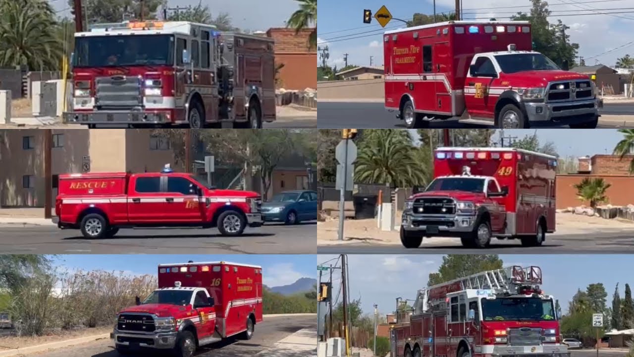 Tucson Fire Department: Ladder 9, Engine 9, Medics 9,16, & 49, Rescue 9 ...
