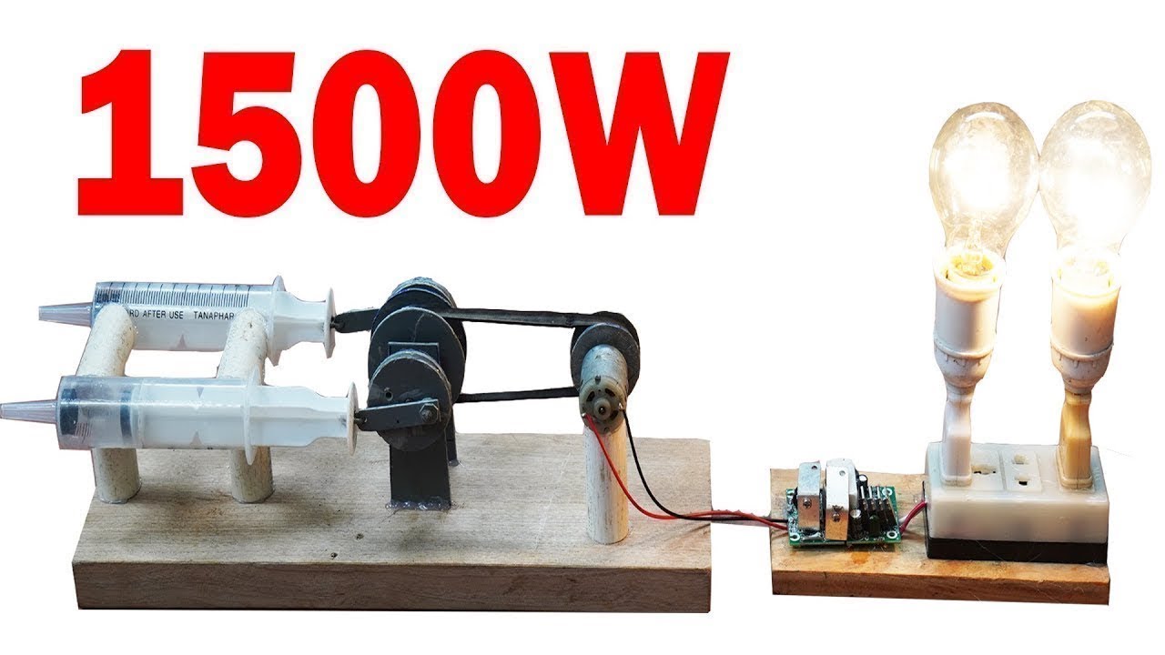 Free Energy Magnetic Generator | DIY Homemade Free Electricity Machine ...