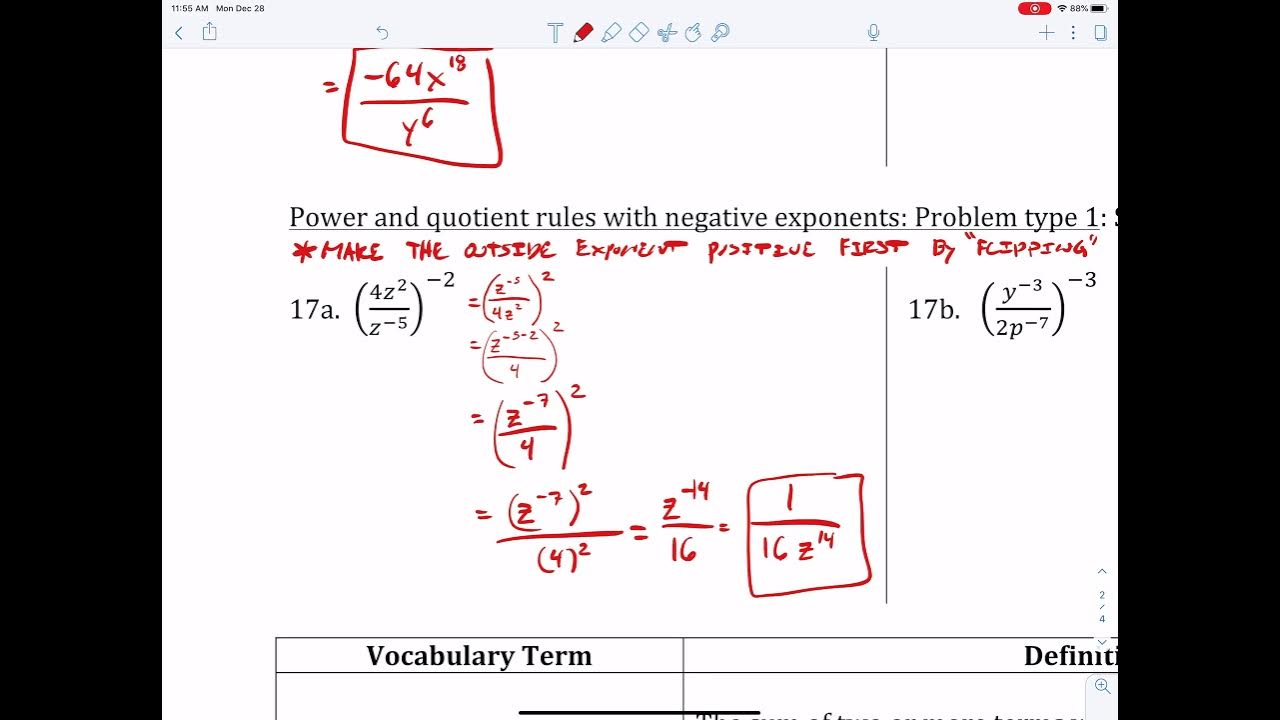 Algebra 2 - Lesson 4.1 (Part 2) - YouTube