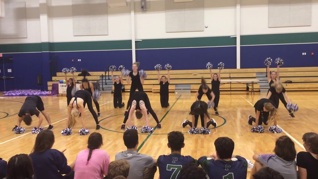 Pingree Dance Team - Pep Rally 2016 - YouTube