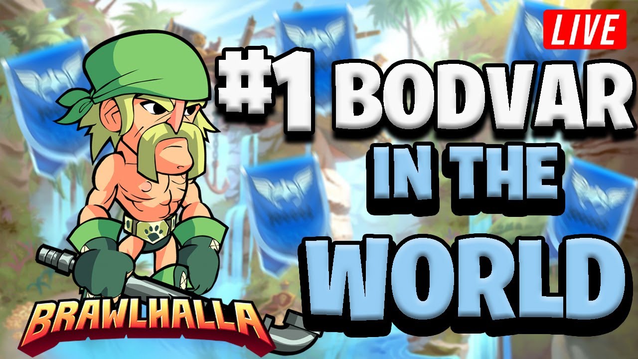 🛑 #1 BODVAR ON BRAWLHALLA US EAST🛑 RUN UP BRAWL WITH ME - YouTube
