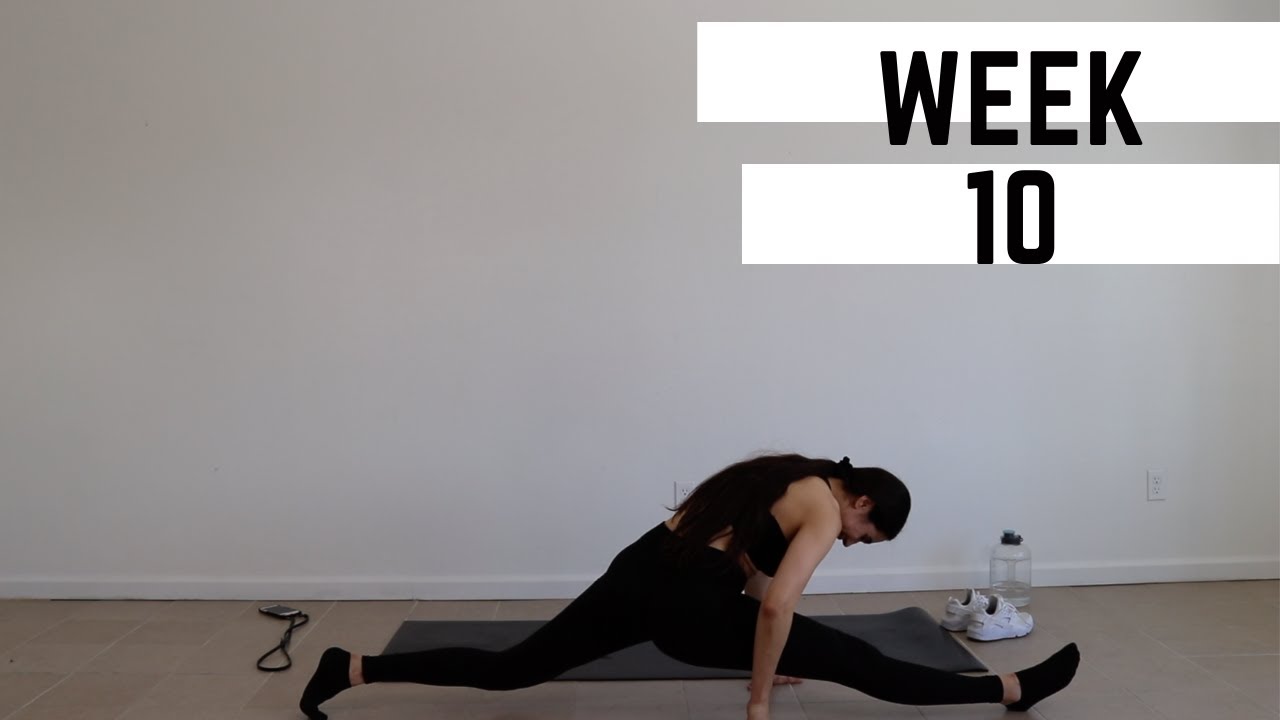 Week 10 of Stretching For The Splits - YouTube