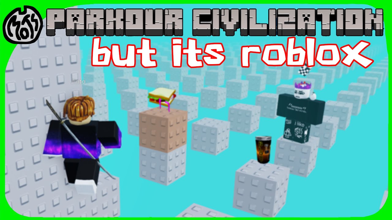 Parkour Civilization but it's Roblox - YouTube
