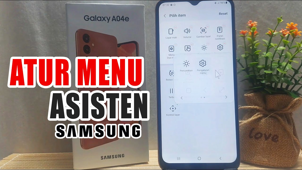 Cara Mengatur Menu Asisten Samsung A04, A04e dan A04s - YouTube