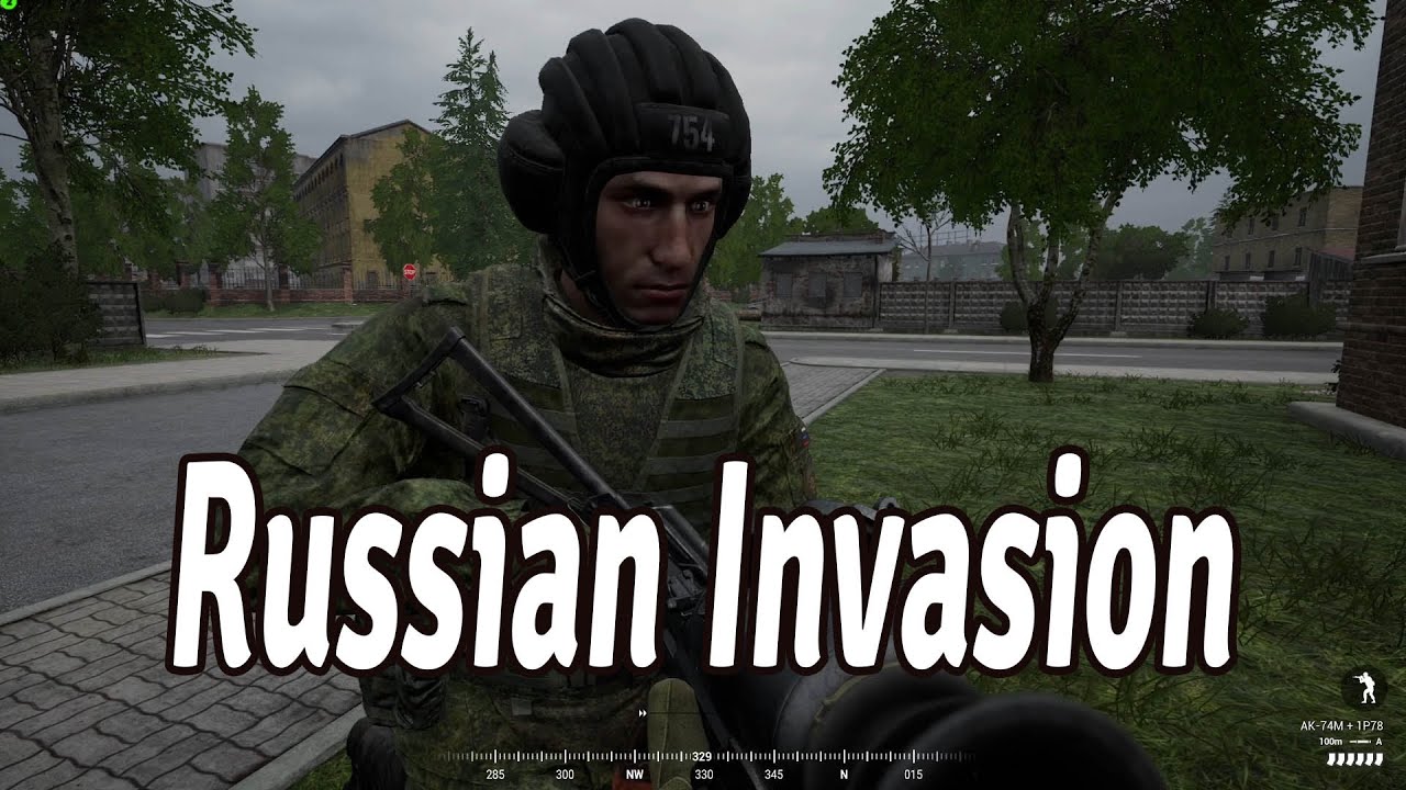 Russian Invasion/ squad game/ Russian vs USA - YouTube