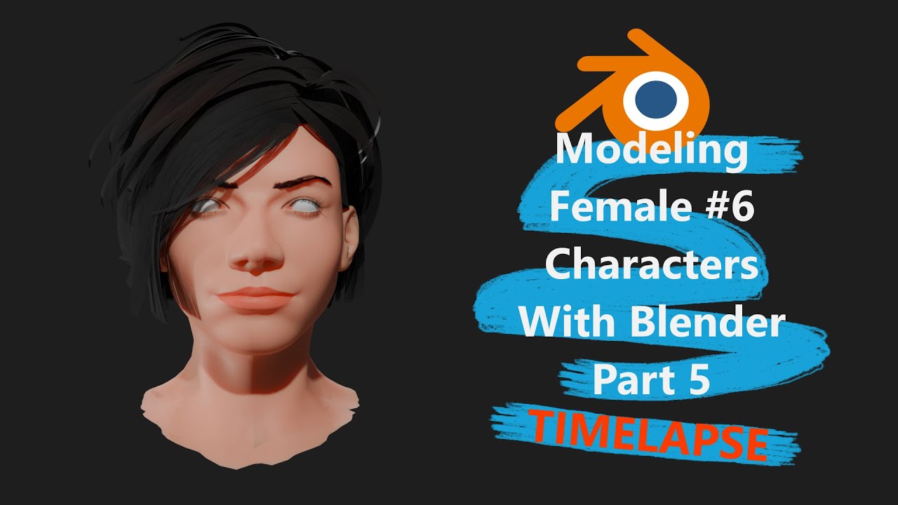 Modeling female characters with Blender part 5 - YouTube