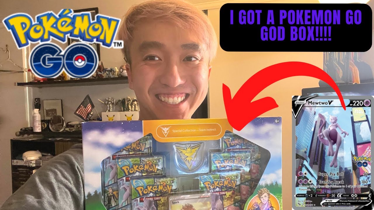 I Opened a Pokémon GO TCG GOD BOX! Alt Art MewTwo!! Team Instinct ...