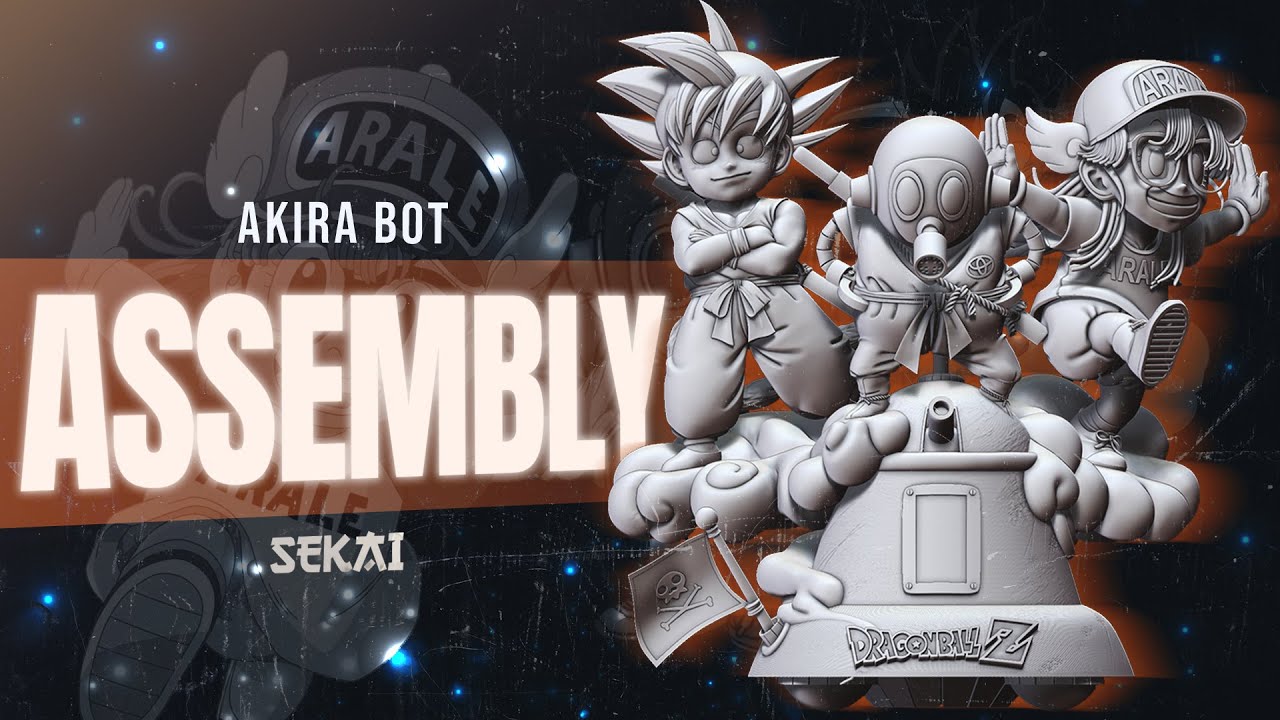 AKIRA BOT DIORAMA ASSEMBLY TUTORIAL - YouTube