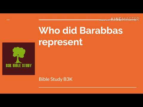 Bible Study: Who did Barabbas represent? - YouTube