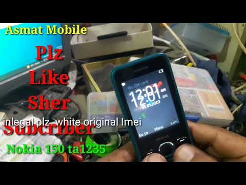 Nokia 150 TA1235 imei reapir code 2021 - YouTube