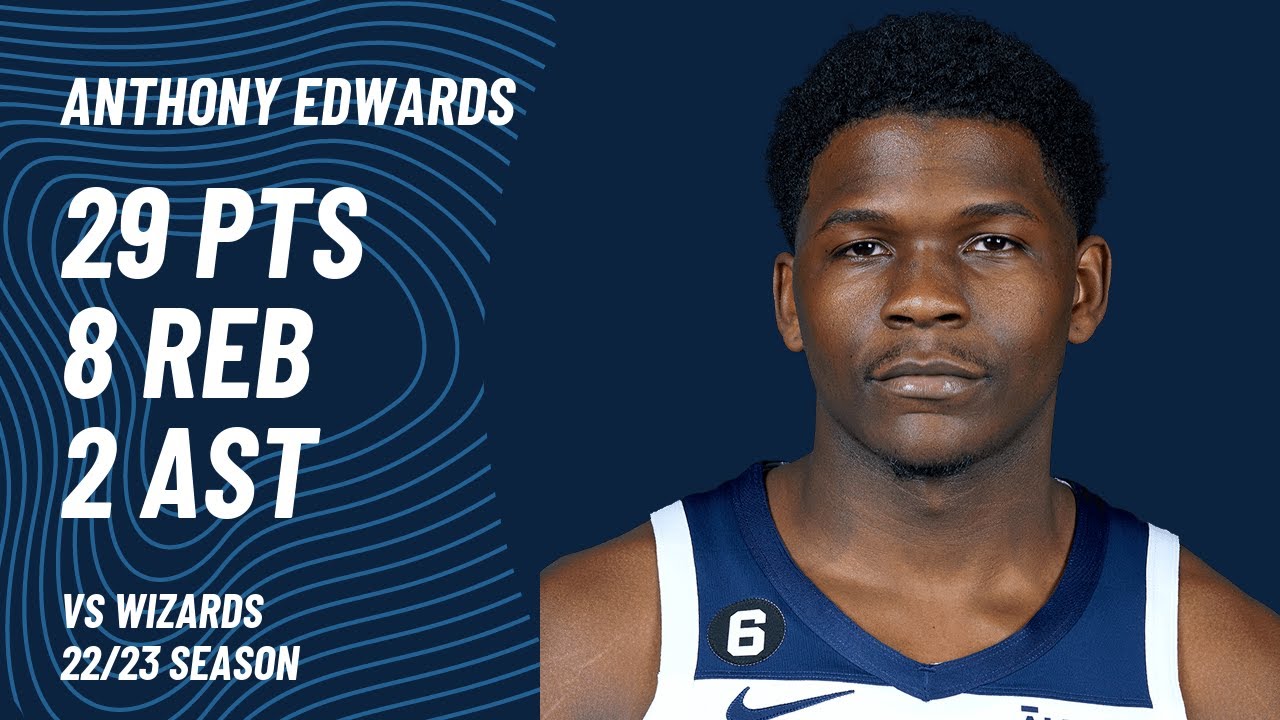 Anthony Edwards vs Washington Wizards | Nov 28, 2022 - YouTube