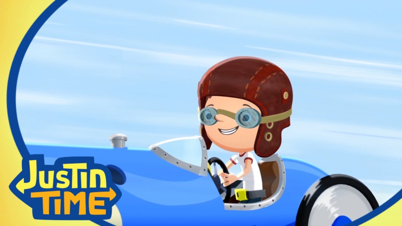 Justin the Racecar Driver Stops for Oil | Justin Time - YouTube