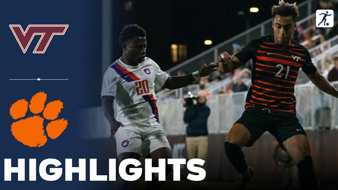 Virginia Tech vs Clemson | NCAA College Soccer | Highlights - November ...