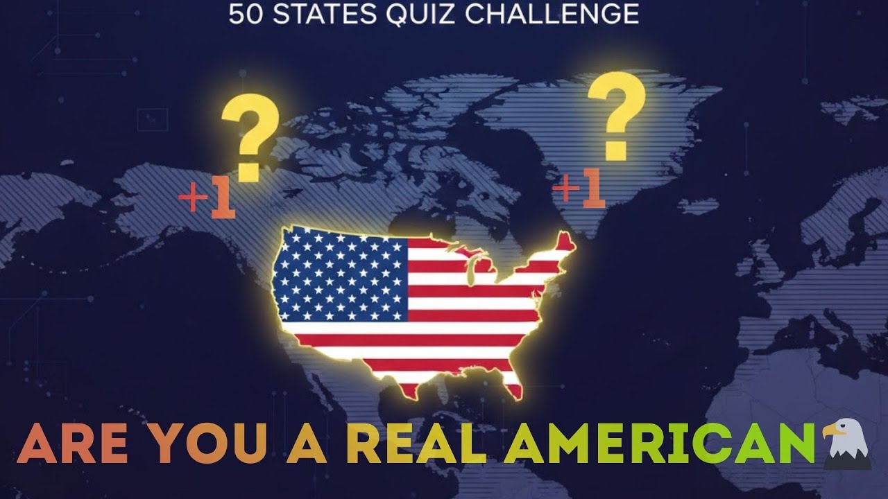 How Well Do You Know the USA? 🇺🇸 | 50 States Quiz Challenge - YouTube
