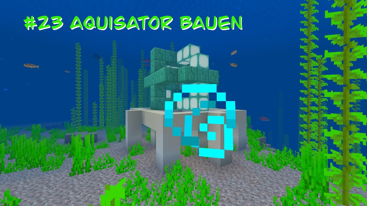 Minecraft Survival Island: #23 Aquisator bauen || Let's Play - YouTube