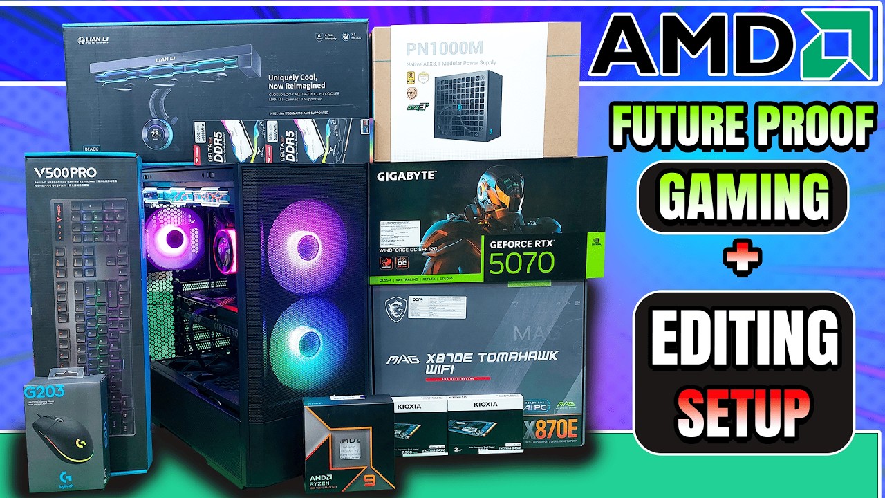 PROFESSIONAL PC BUILD ,ODER FROM "GURGAON" | AMD RYZEN 9 9950X & RTX ...