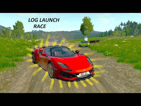 Log Launch Race - YouTube