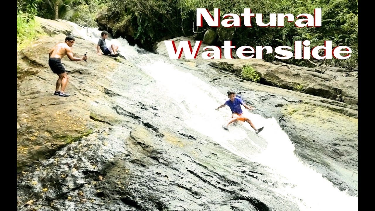 NATURAL WATERSLIDE RIVER! - Puerto Rico - YouTube