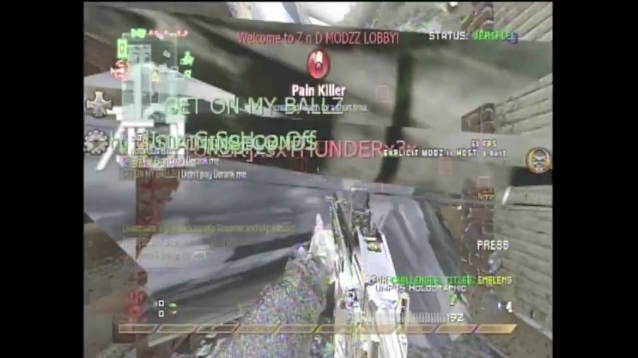 Modded lobby in MW2 - YouTube