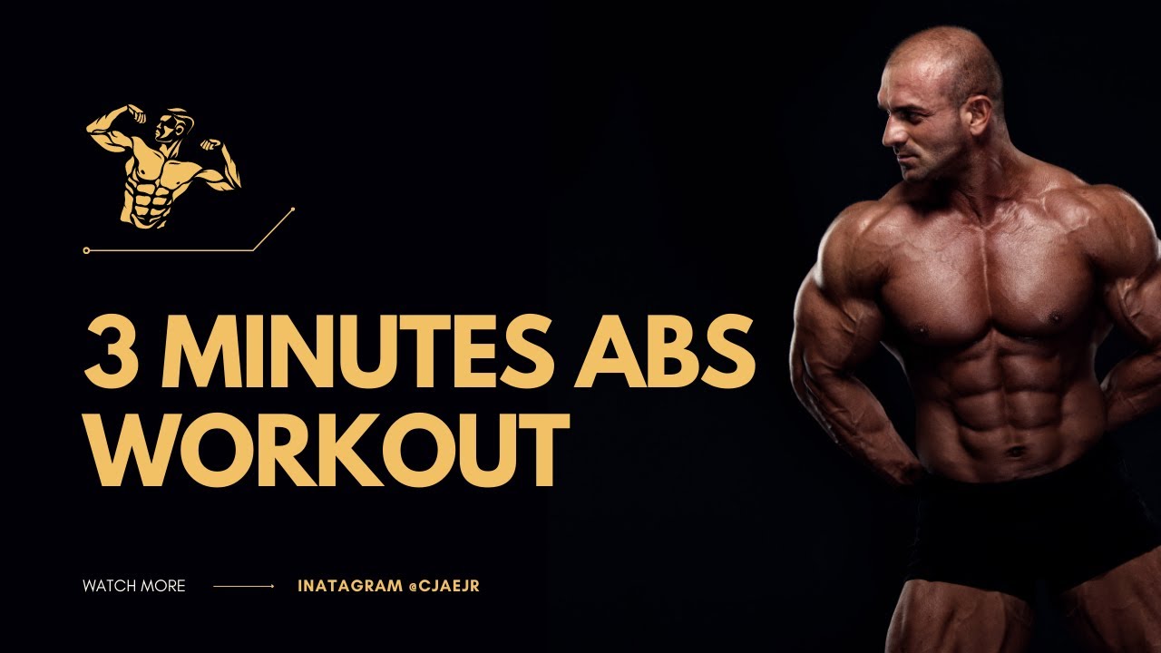 SIX PACK ABS IN 3 MIN A DAY (100%RESULTS) INTENSE WORKOUT - YouTube