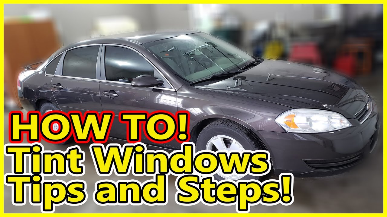 🔴 (2006-2013) Chevy Impala Front Doors Window Tint Installation | HOW ...