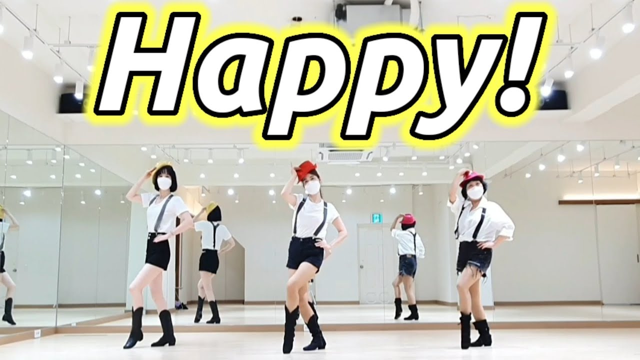Happy!Line Dance (Demo) - YouTube