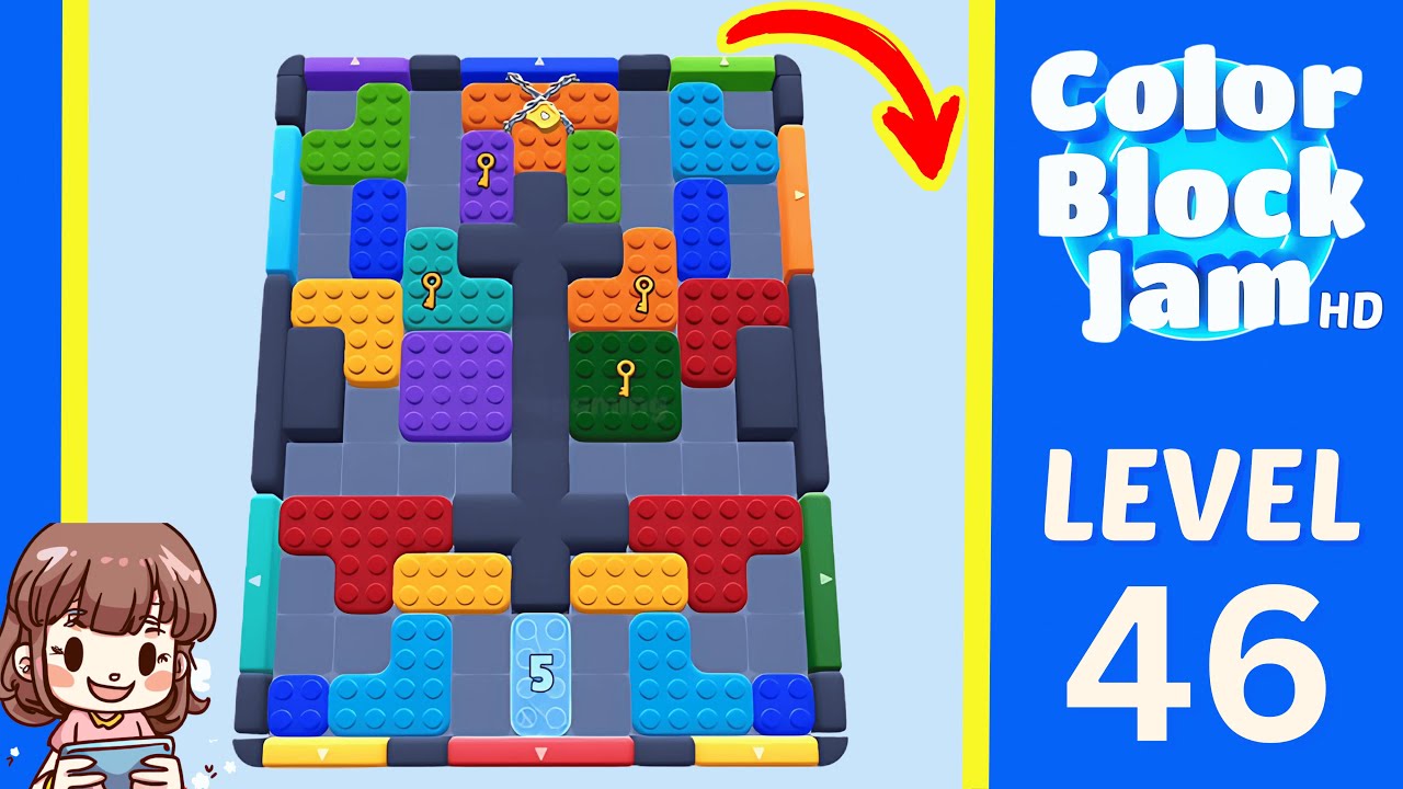 Color Block Jam Level 46 Solution Walkthrough - YouTube