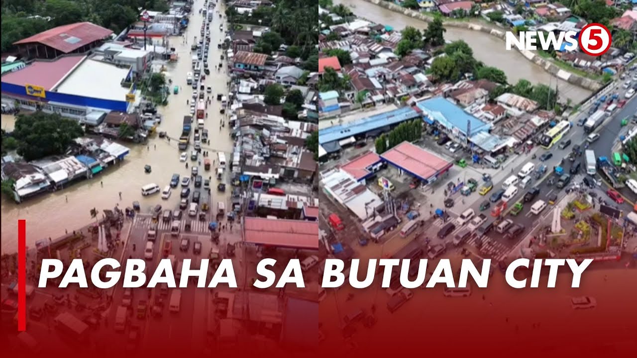 Pagbaha sa Butuan City, kuha sa drone footage - YouTube