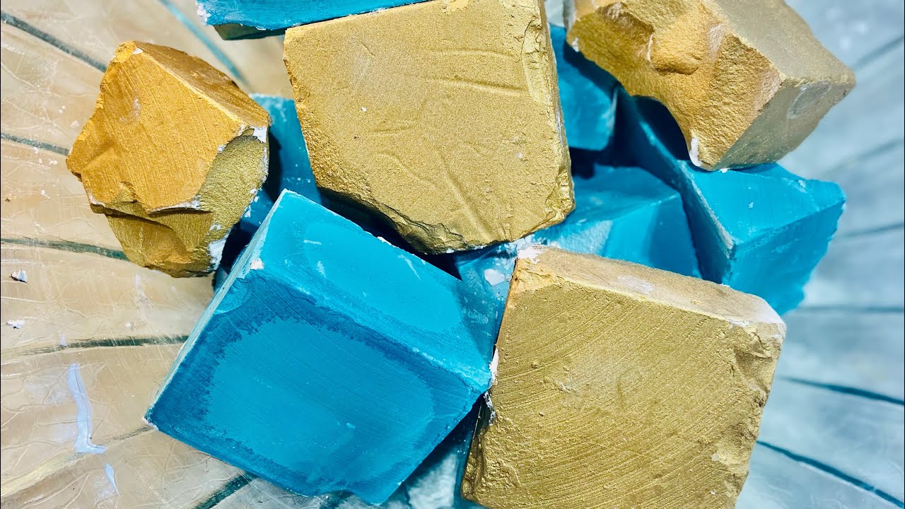ASMR Jewel Toned Gym Chalk Crush - YouTube