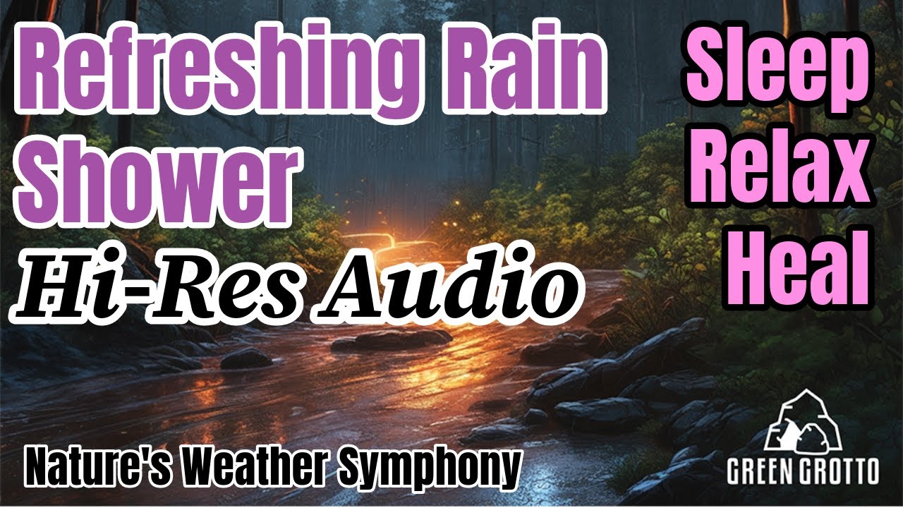Refreshing Rain Shower - Nature's Rejuvenation for Meditation and ...