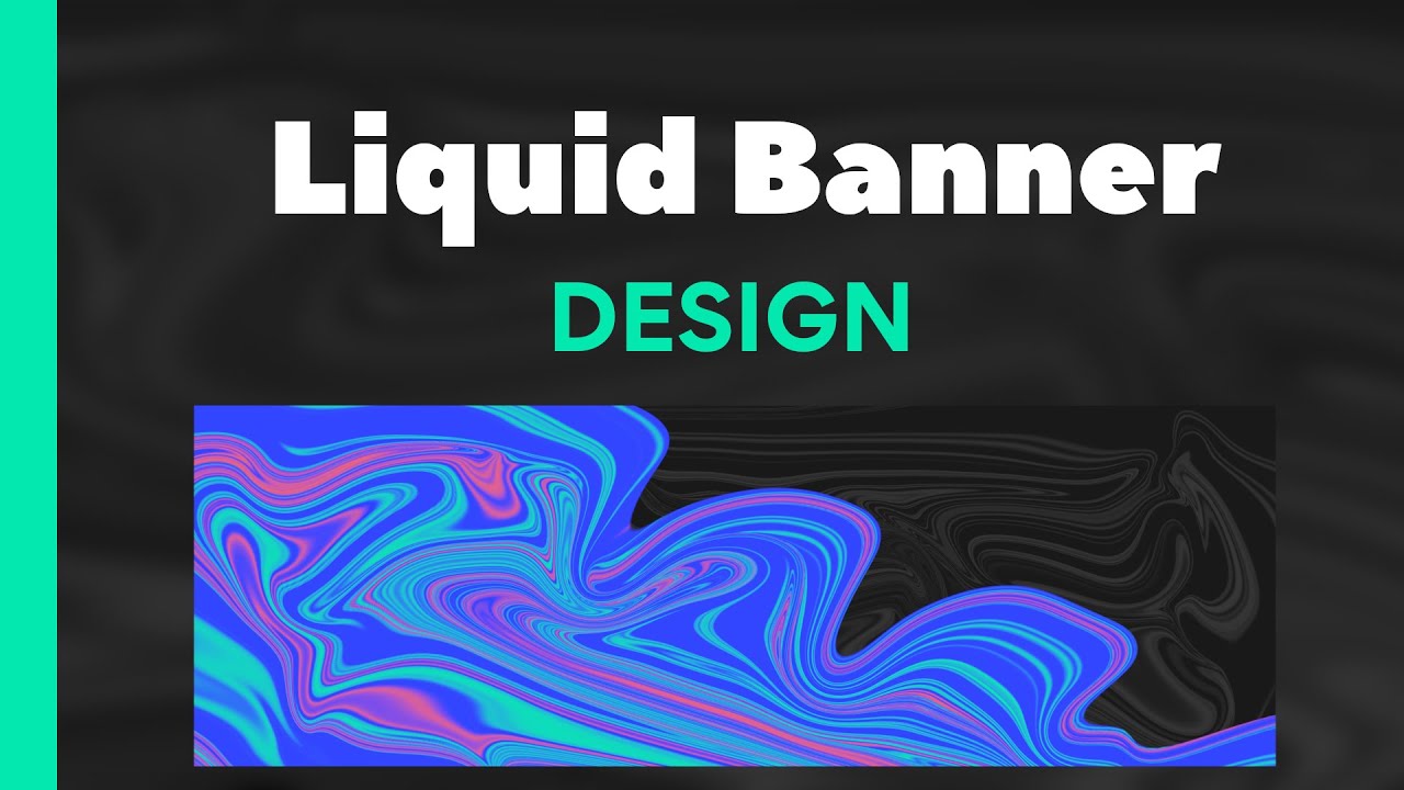 GIMP tutorial:liquid social media header design - YouTube