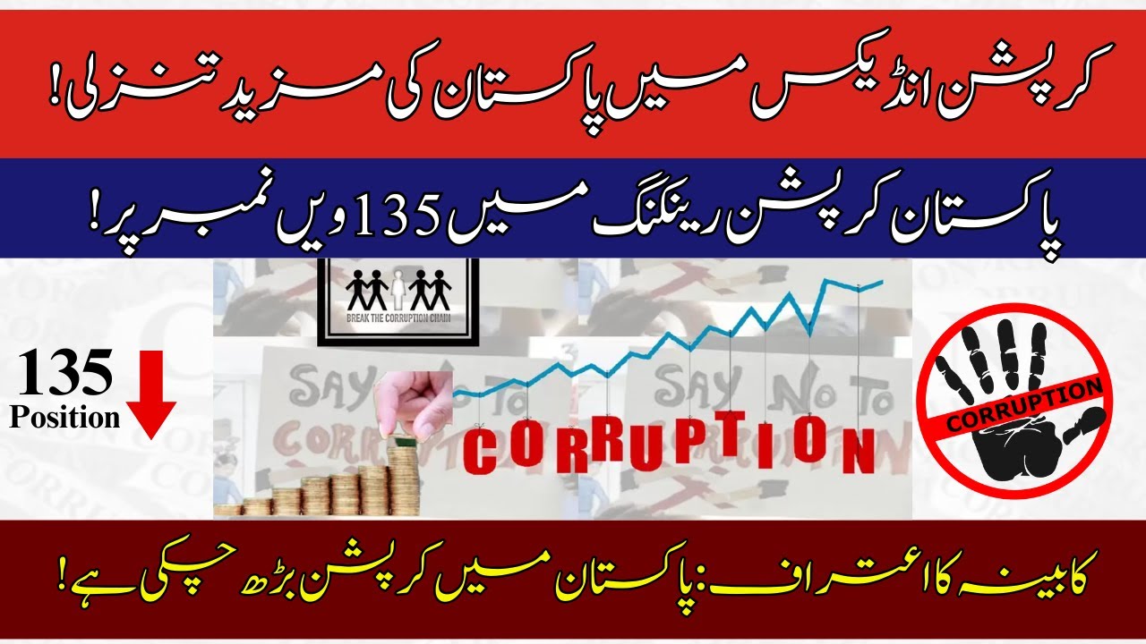 Pakistan’s Corruption Ranking Drops Again – Transparency International ...