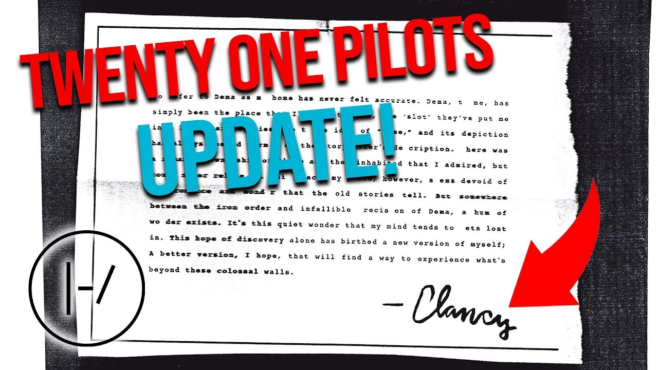 New Letter From Clancy On The Website!!! Clues To End The Hiatus ...